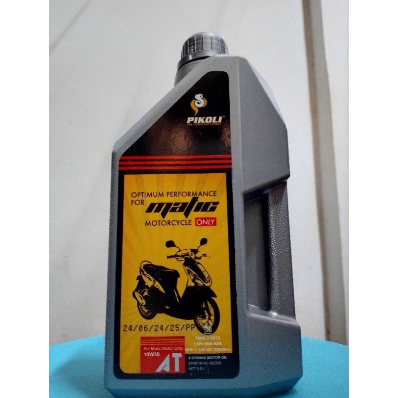 Jual OLI PIKOLI MATIC MOTORCYCLE ONLY 10W-30 | Shopee Indonesia