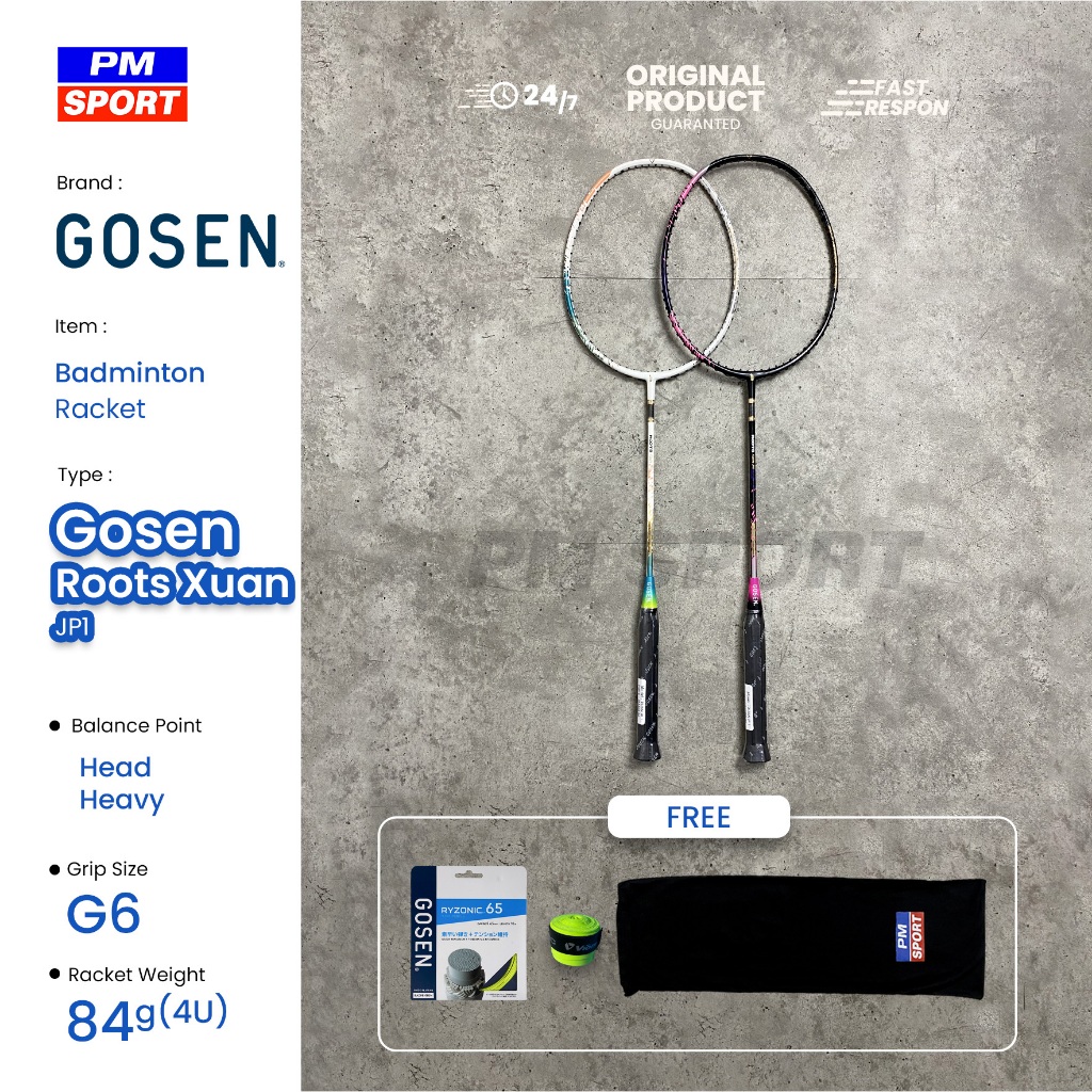 Jual RAKET BADMINTON GOSEN ROOTS XUAN JP1 BULUTANGKIS ORIGINAL | Shopee ...