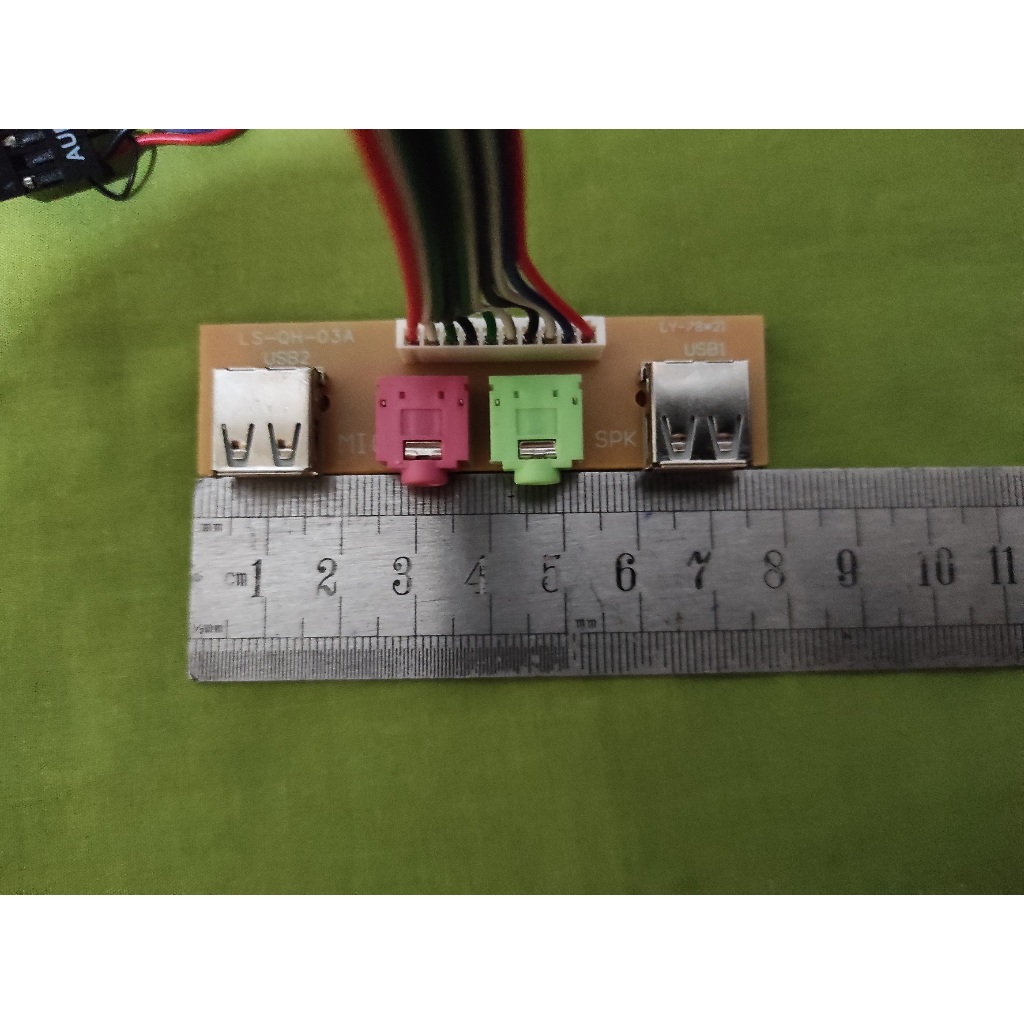 Jual Kabel Front Panel USB Audio Sound Jack PC CPU Komputer | Shopee ...