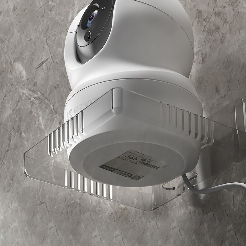 Jual Rak Dinding Transparan Tempel Dudukan Cctv Kamera Serbaguna Wall ...