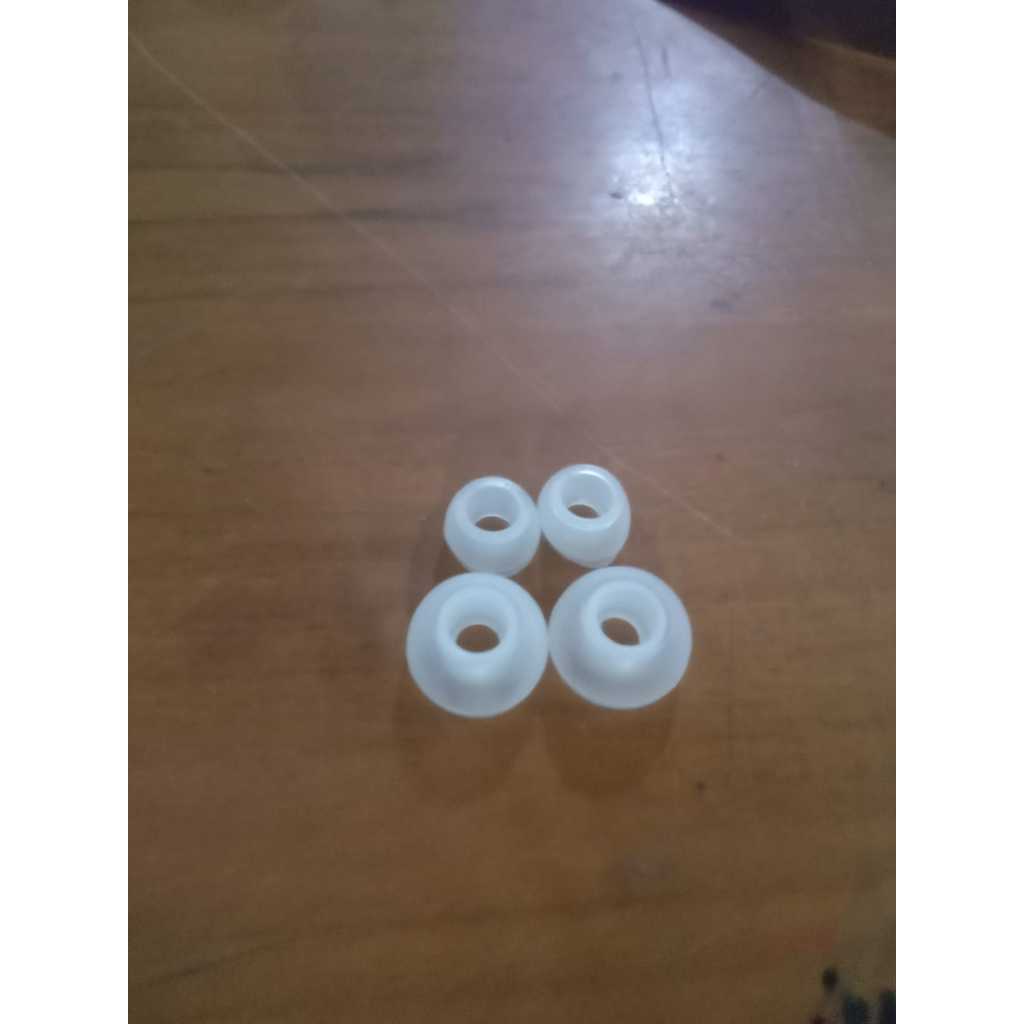 Jual Karet Silicon Handsfree Earbud Soft Universal - Putih isi 2 pasang ...
