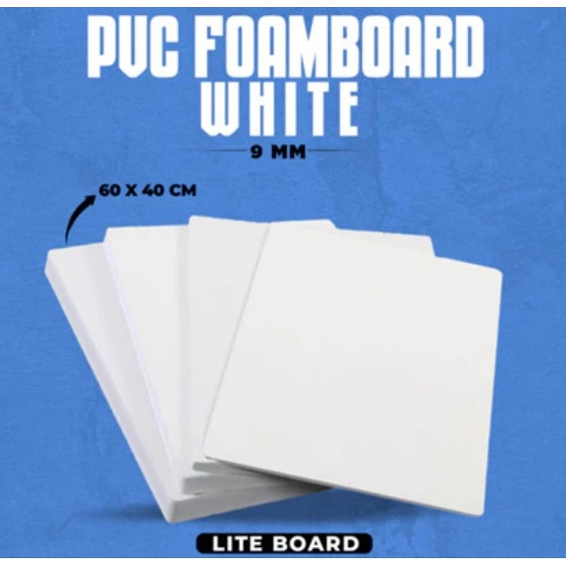 Jual PVC FOAM BOARD PUTIH POTONGAN UK 60 X 40 CM | Shopee Indonesia