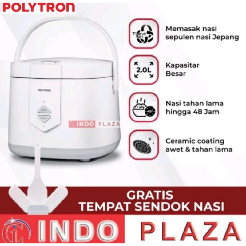 Jual RICE COOKER POLYTRON DONABE PRC-1201 2 LITER | Shopee Indonesia