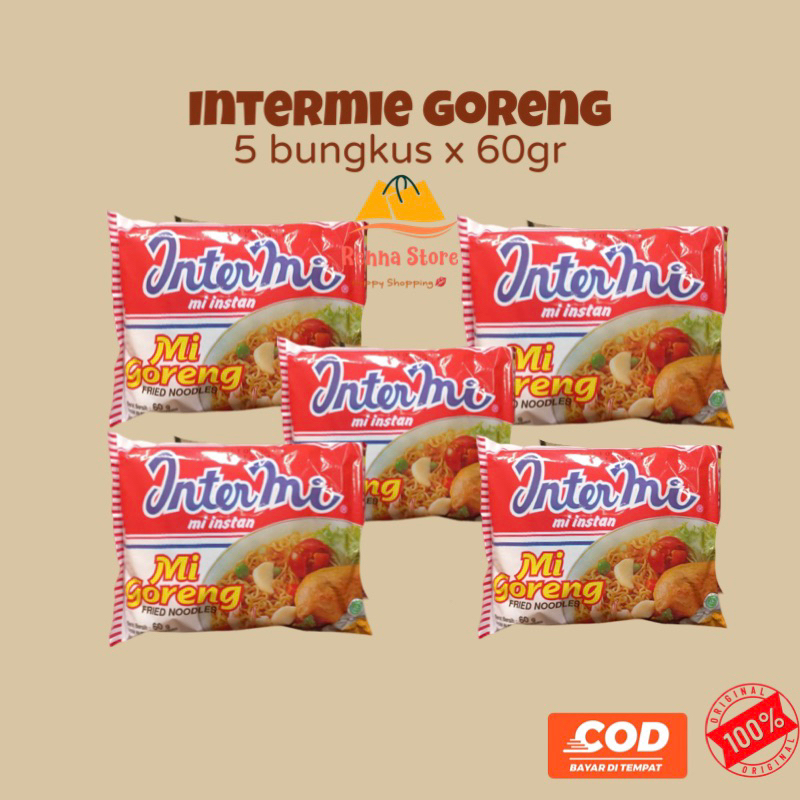 Jual JATIM 5pcs INTERMIE EKOMIE Goreng Pedas SAKURA Kuah Kaldu Ayam ...