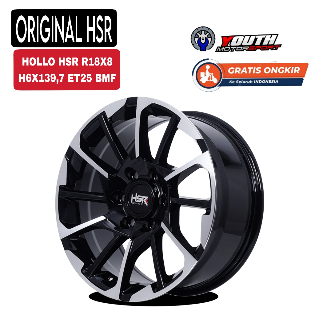 Jual velg r18 original hsr hollo untuk pajero,fortuner,hilux,triton dll ...