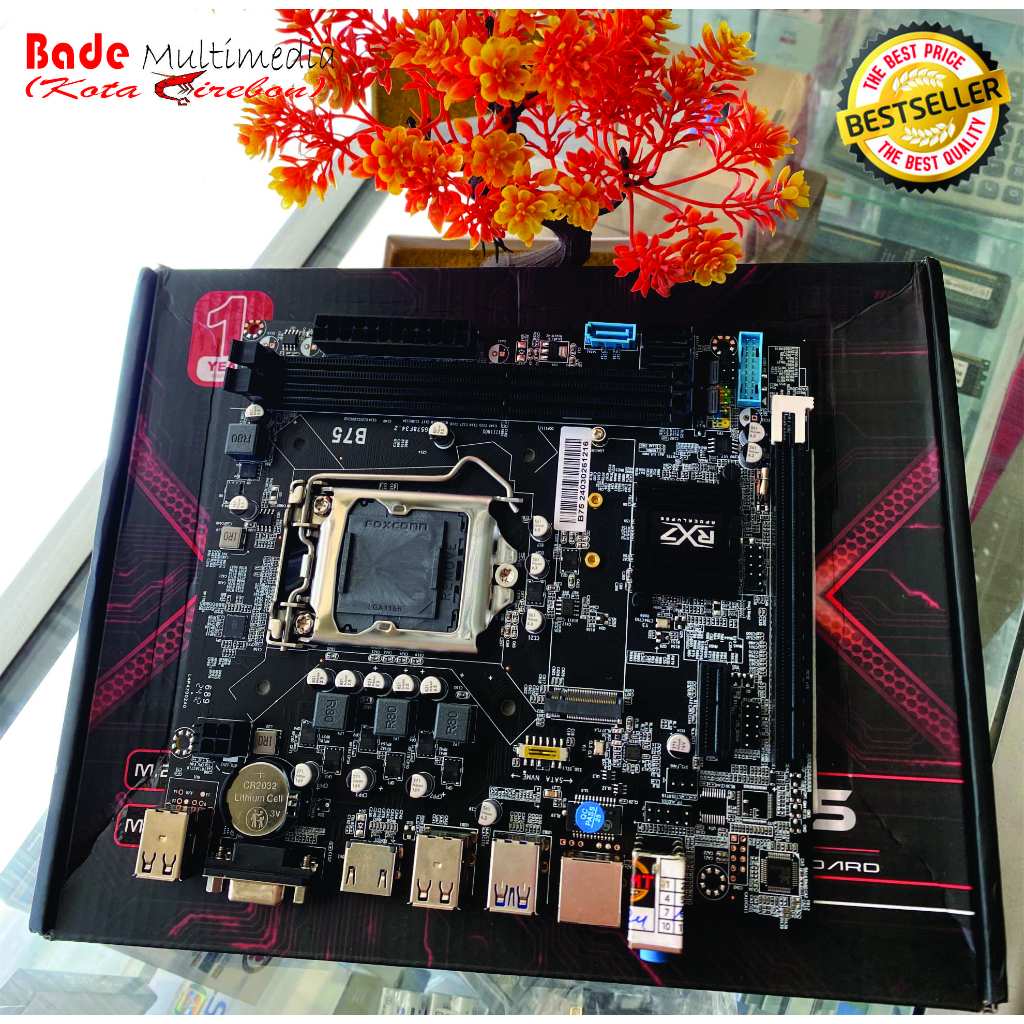 Jual PAKET MOTHERBOARD H61 RX7 B75 PLUS CORE I3 FAN PROCESSOR SIAP PAKAI SUPPORT NVME | Shopee ...