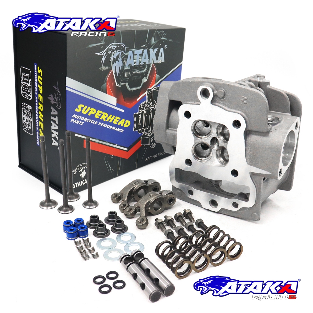 Jual ATAKA RACING head cylinder klep 4 porting CNC Revo 110 fi Revo ...