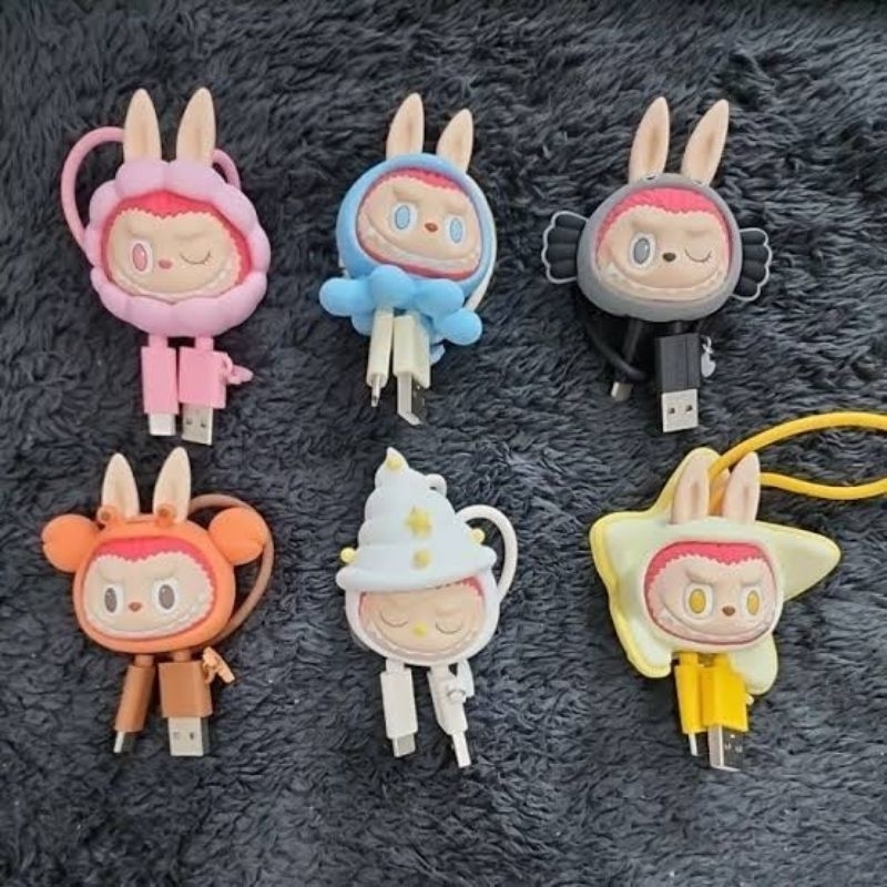 Jual Labubu The Monsters Drunk In Sea Series Phone Cable Blind Box ...