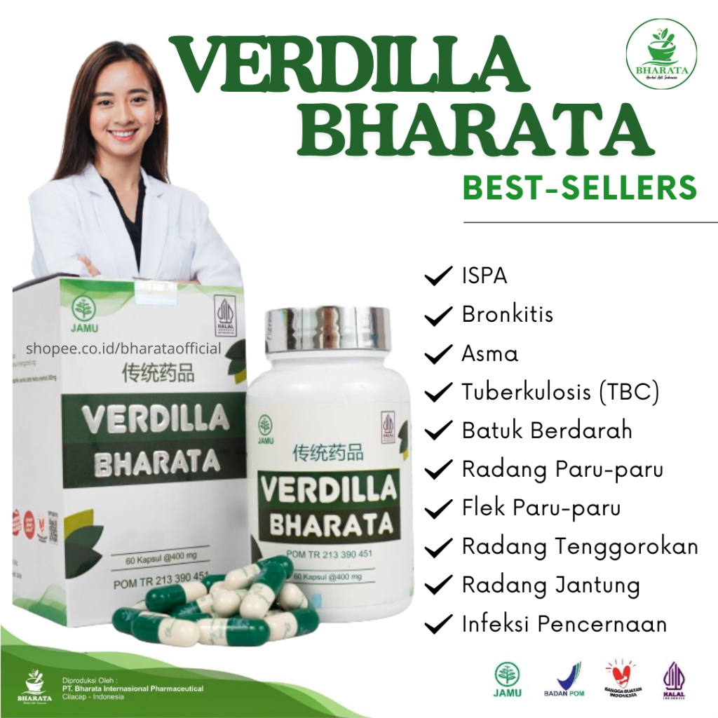 Jual Verdilla Bharata Obat ISPA Asma Bronkitis TBC Paling Ampuh Garansi ...