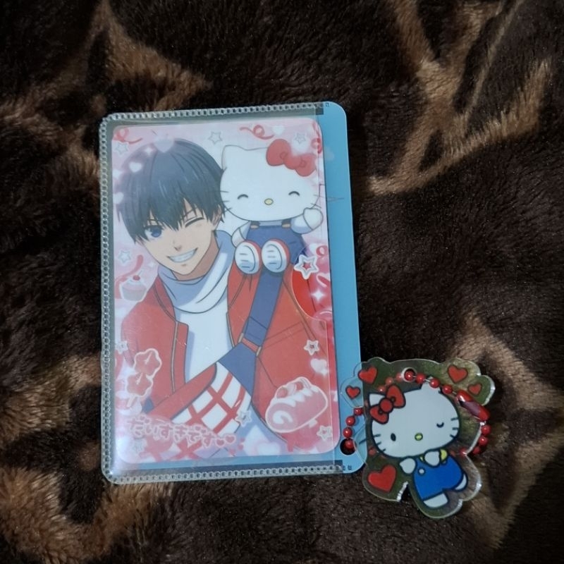 Jual Hello Kitty Themed Isagi Blue Lock Photocard With Charm and ...