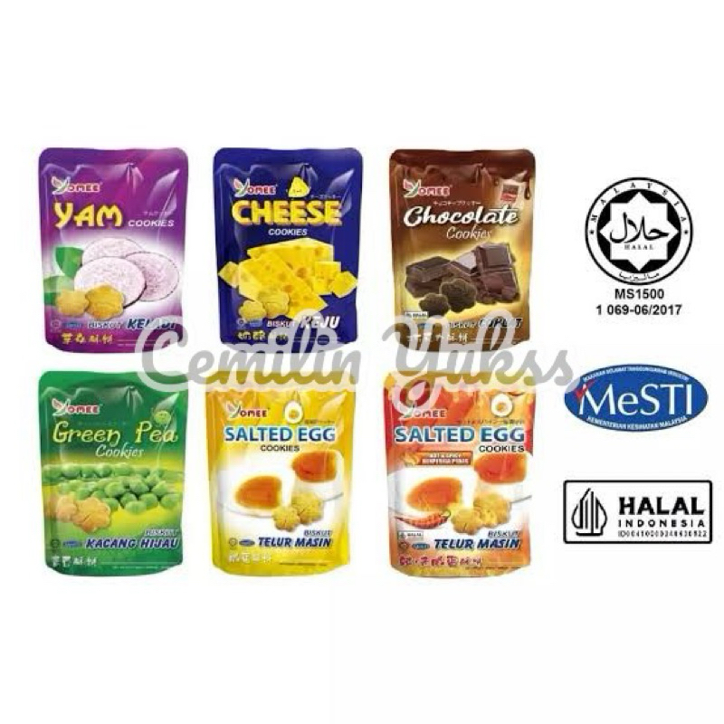 Jual Yomee Yam Cookies 100g Salted Egg Cookies Coklat Cookies Cheese ...