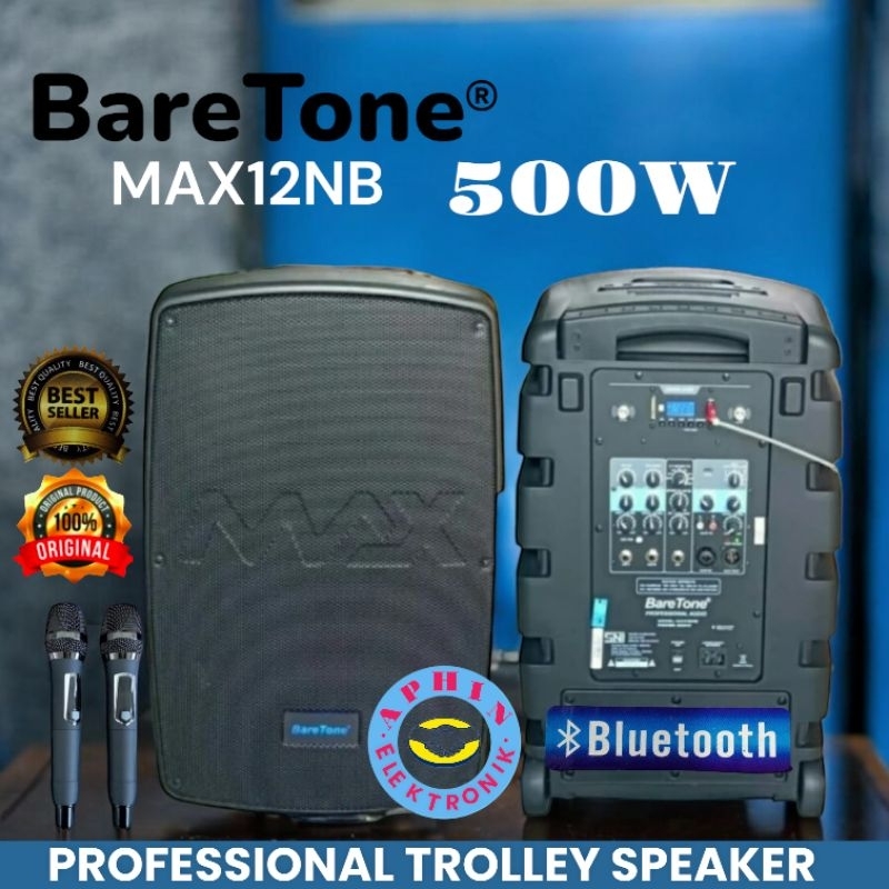 Jual SPEAKER BARETONE 12 INCH MAX12NB SPEAKER PORTABLE 12 INCH BARETONE ...