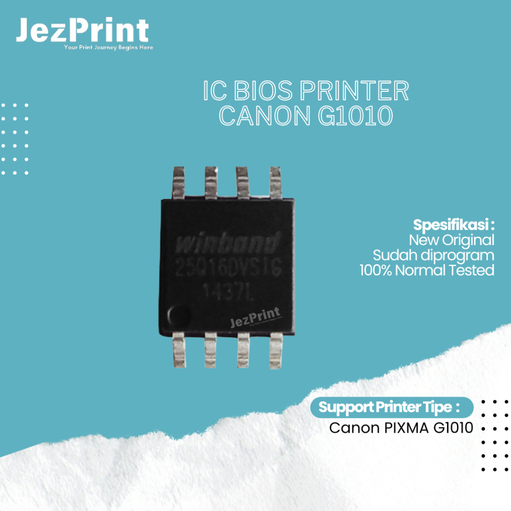 Jual IC BIOS Canon G1010 25Q16, Resetter Printer Canon G1010, Firmware ...