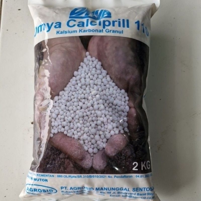 Jual Kalsium Omya Calciprill 110 - 2 KG Kemasan Pabrik | Shopee Indonesia