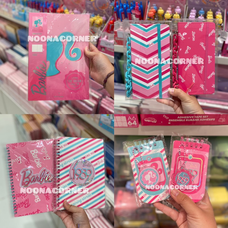 Jual Miniso x Barbie ‼️ Notebook / Wirebound Book / Handheld Bag ...