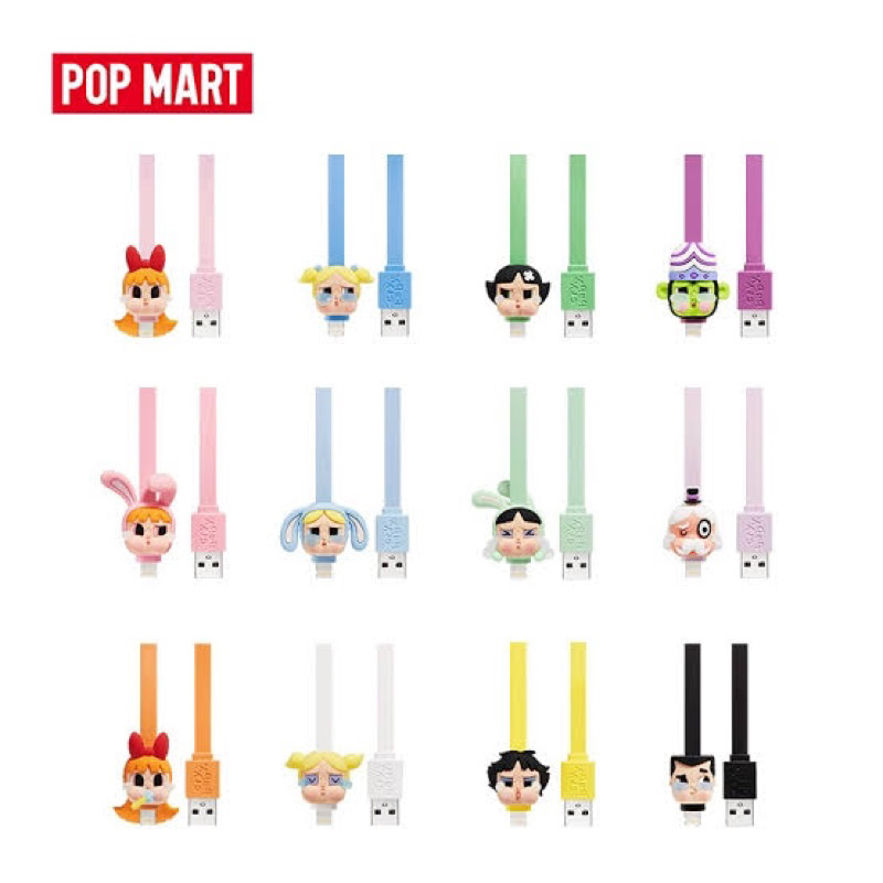 Jual Popmart Power Puff Girl Iphone charger Type Lightning | Shopee ...