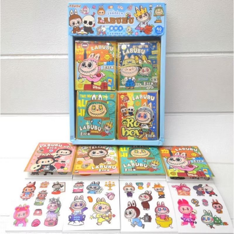 Jual Stiker Buku Tempel LabuBu / MAINAN STIKER TEMPEL labu Bu ...
