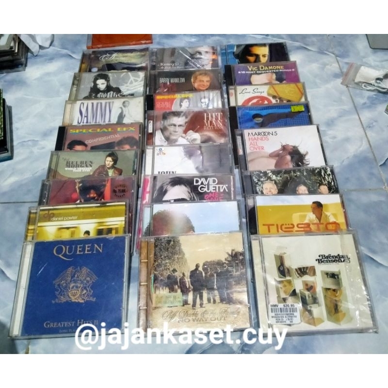 Jual KASET CD ORIGINAL MURAH DISKON QUEEN MAROON5 CHICAGO L'ARC-EN-CIEL ...