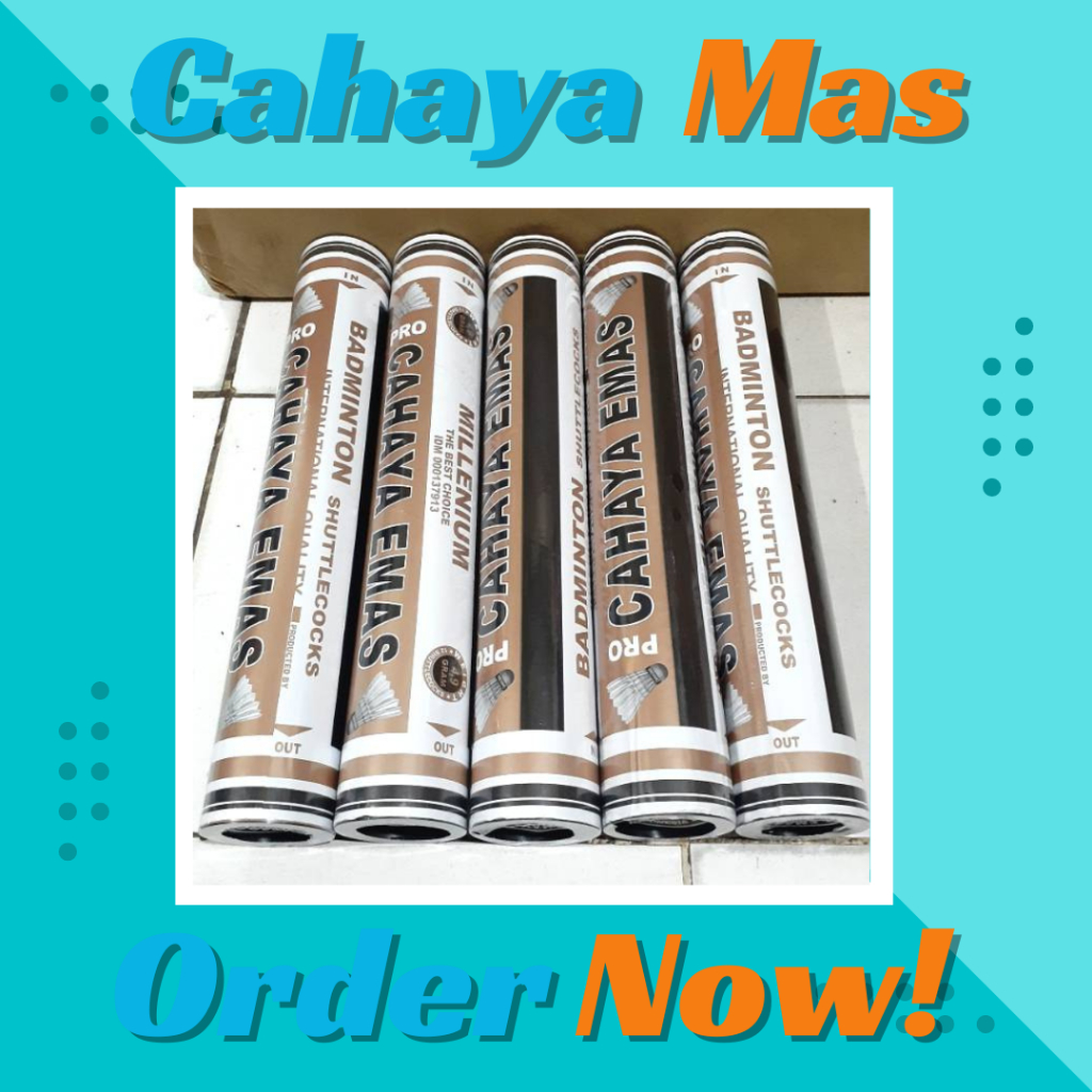 Jual Shuttlecock CAHAYA EMAS | CAHAYA EMAS Olahraga Raket Bulu Tangkis ...