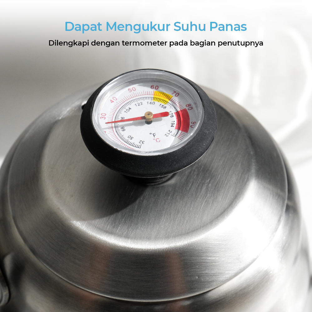 Jual One Two Cups Coffee Maker Pot Drip Kettle Teko Barista Leher Angsa ...