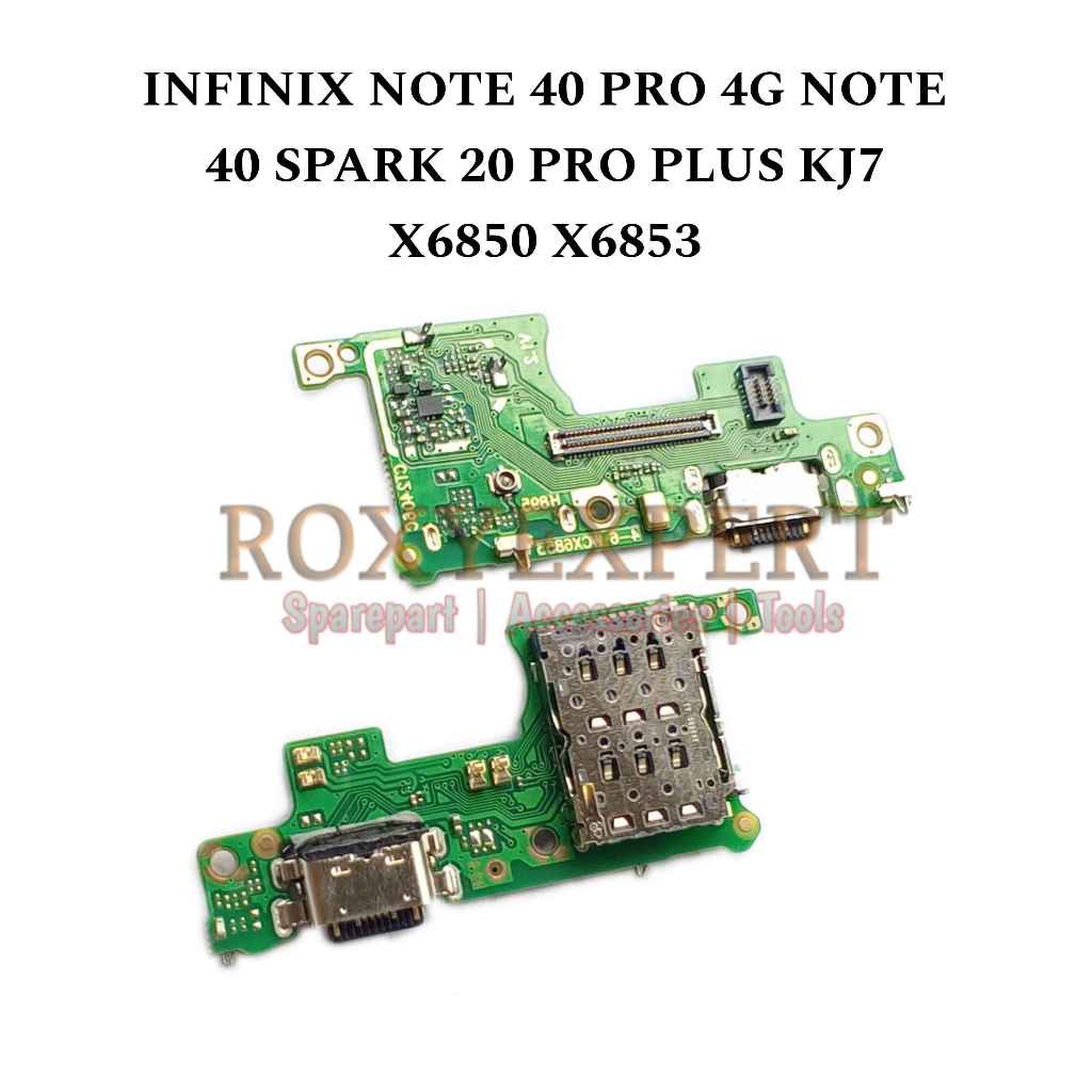 Jual Konektor Cas Infinix Note 40 Note 40 Pro 4G Spark 20 Pro Plus KJ7 ...