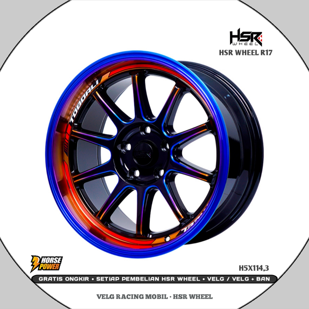 Jual Velg R17 • Mobil 5 Baut Roda • Hsr Toboali • Single Pcd 5 x 114,3 ...