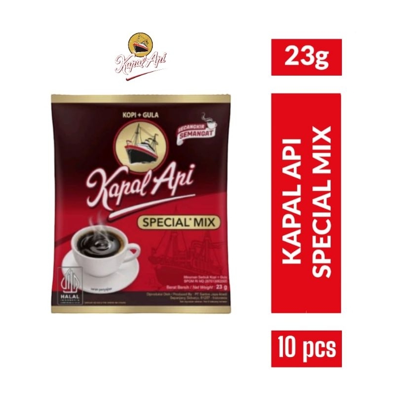 Jual KAPAL API Special Mix 10x23gr / Kopi Kapal Api Special Mix Renceng ...