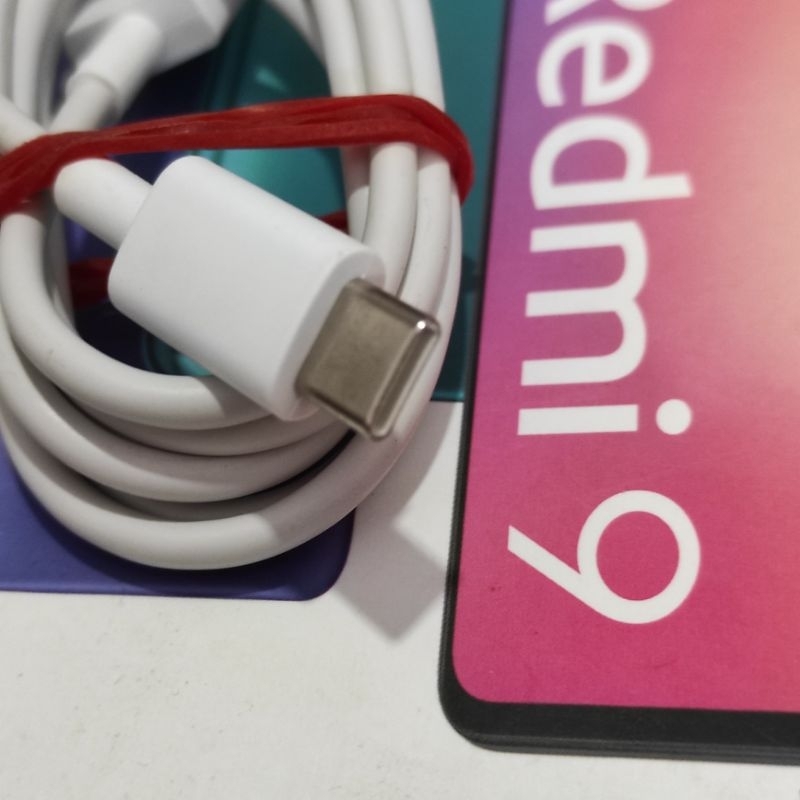 Jual kabel data xiaomi type C original kode 3A putih ( 10w 18w 22.5w ...