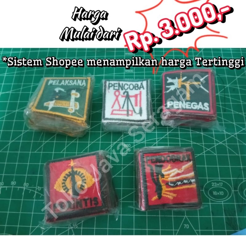 Jual Bet 1 pcs Regu & Bendera Sangga Penegak Pencoba Perintis Pencoba ...