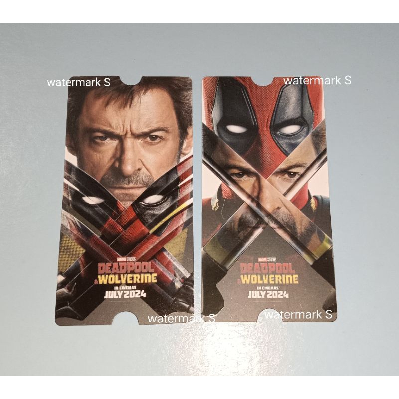 Jual [OFFICIAL] LIMITED Wolverine & Deadpool Collectible Ticket ...