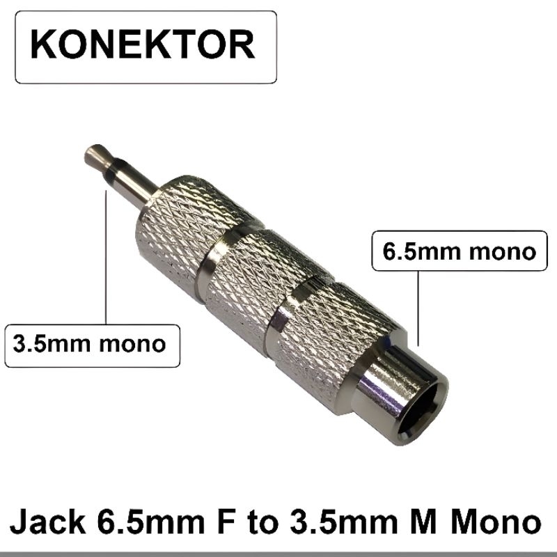 Jual Audio Jack 6.5 to 3.5mm Converter Akai To Aux Untuk Mikrofon ...