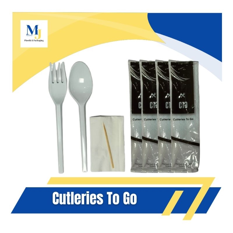 Jual Cutleries To Go (set sendok, garpu, tisu, tsk gigi) | Shopee Indonesia