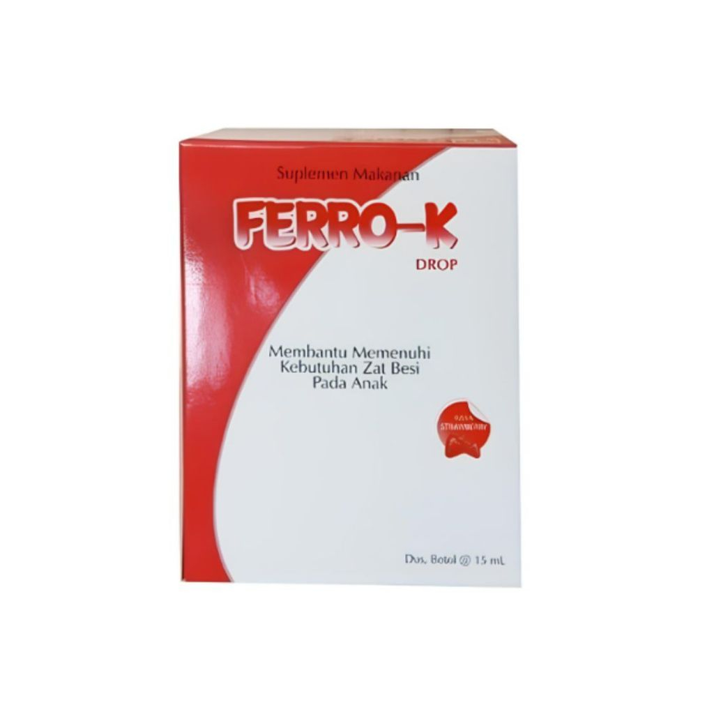 Jual Ferro-K Drop 15 ml - Multivitamin zat besi - Anak | Shopee Indonesia