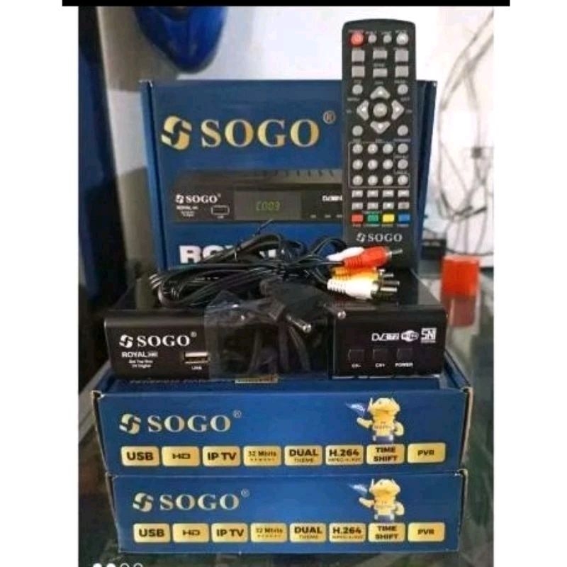 Jual Set Top Box Digital SOGO biru SET TOP BOX IOTO | Shopee Indonesia