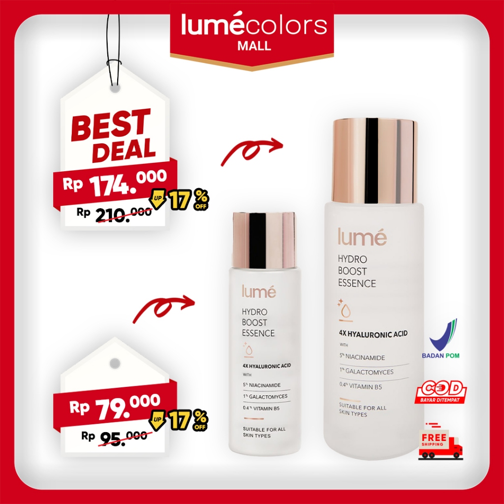 Jual LUME Skincare Hydro Boost Essence Mencerahkan | Shopee Indonesia
