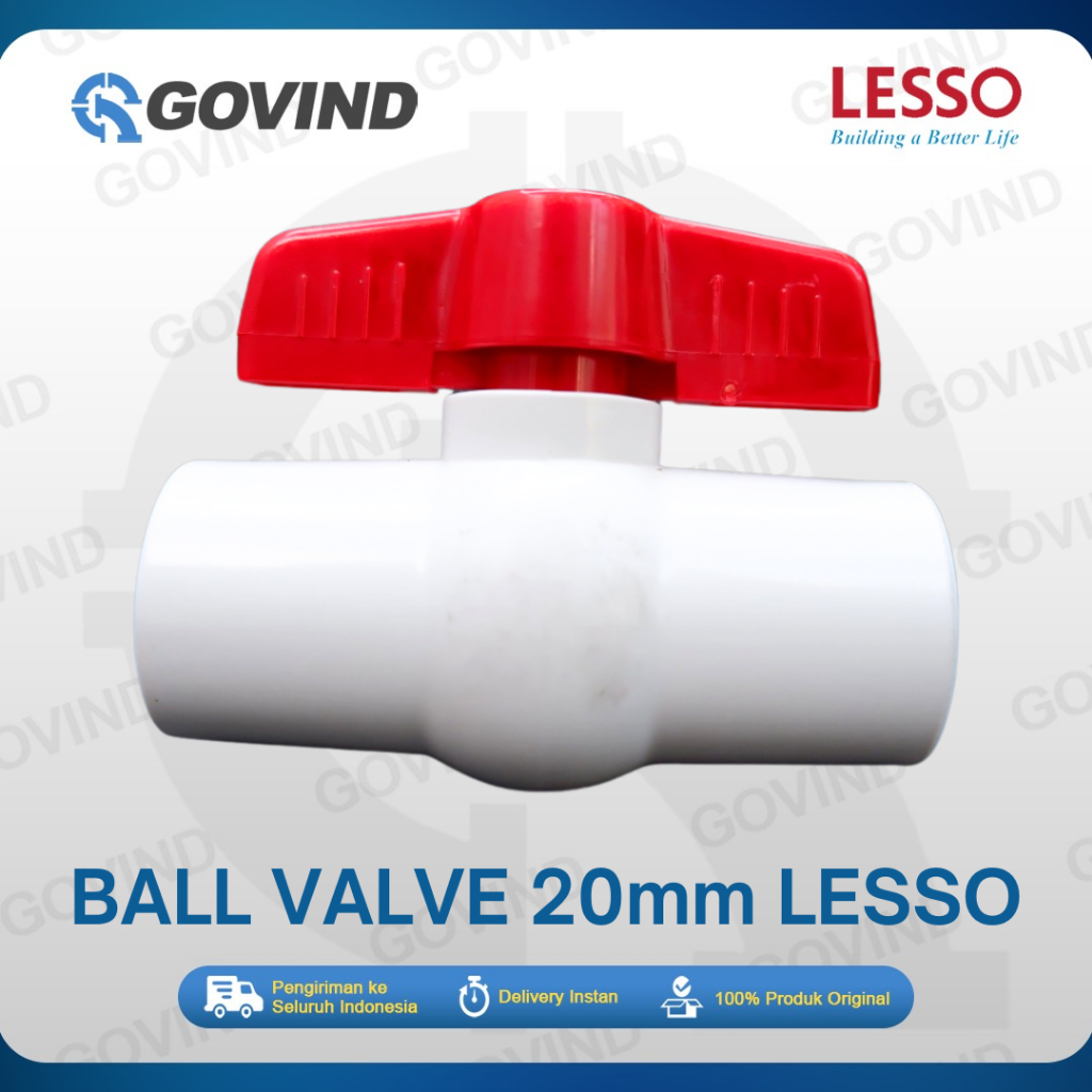 Jual Ball Valve / Stop Kran - 20mm LESSO | Shopee Indonesia