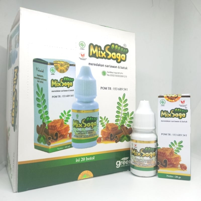 Jual MIX SAGA - Obat Batuk Tetes Daun Saga - Sariawan dan Panas Dalam ...