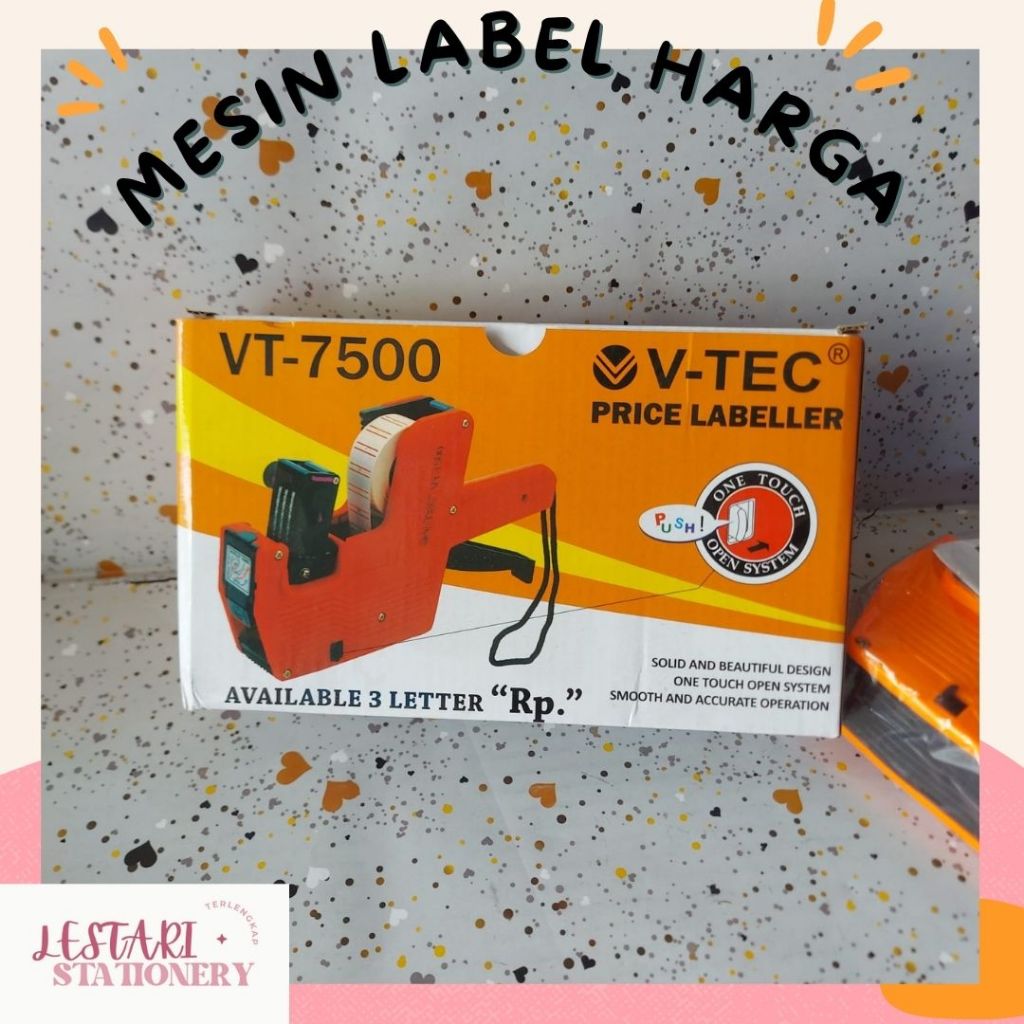 Jual Mesin Label Harga 1 Baris v-tec | Mesin tembak harga | PRICE ...