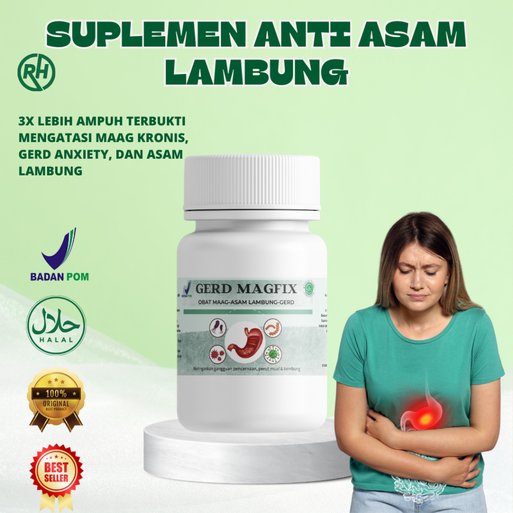 Jual Gerd Magfix obat membantu meredakan gerd, maag, asam lambung naik ...