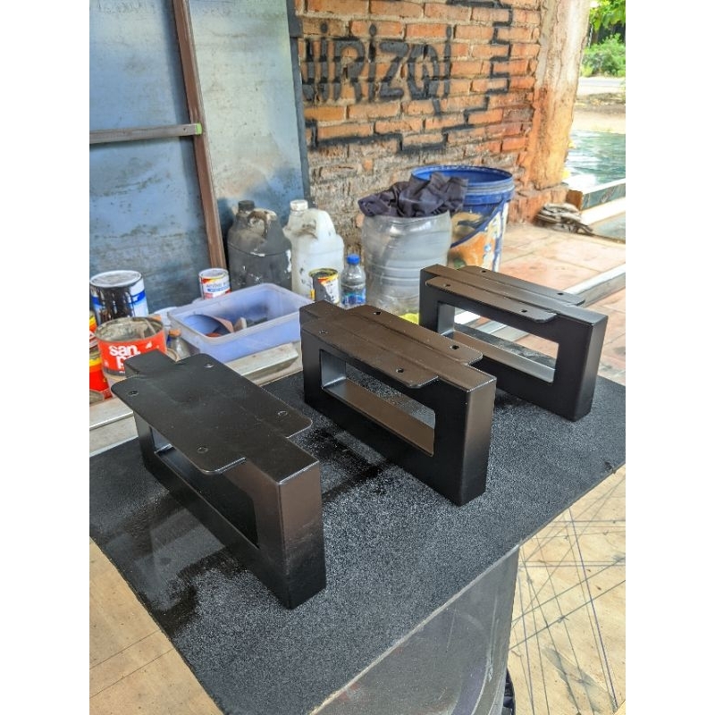 Jual promo breket kaki monitor stand bahan besi holow 3cm×3cm harga ...