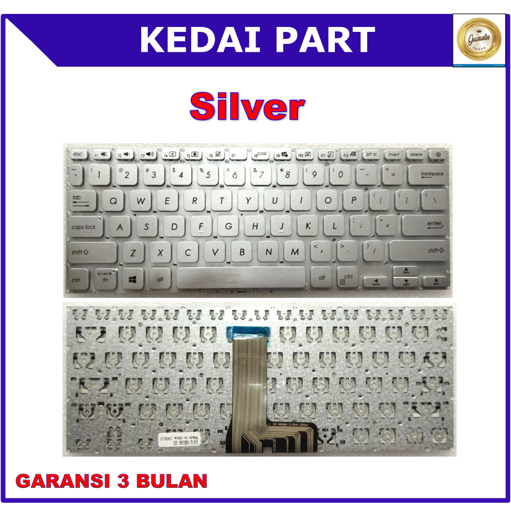 Jual Keyboard Asus X409 A416 A416M A416MA A416MAO A416JX Silver ...