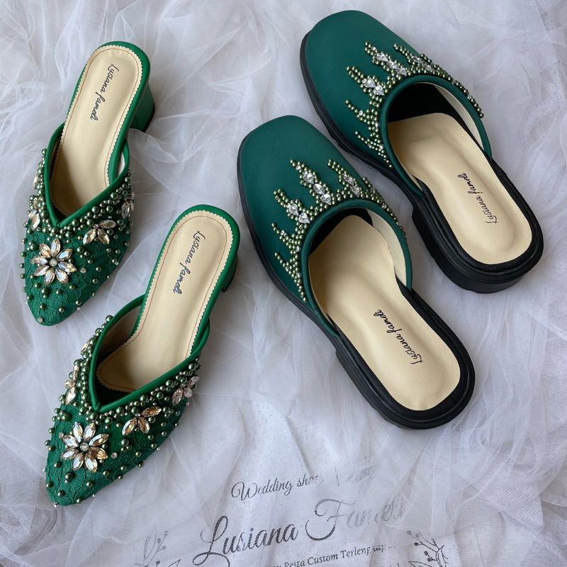 Jual 𝑪𝙤𝒖𝙥𝒍𝙚 𝙂𝒆𝙧𝒂𝙡𝒅 | Heels Lusiana selop pesta couple wanita sepatu ...