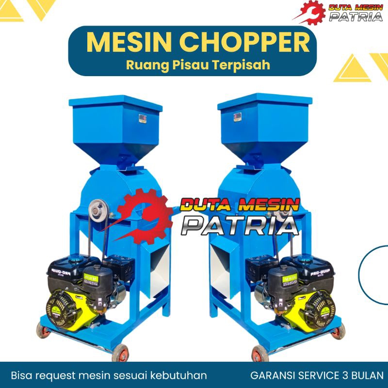 Jual Mesin Chopper Cacah rumput Multifungsi berkualitas tebal | Shopee ...
