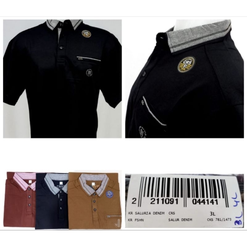 Jual kerah CRS'91 & Hugo Class jumbo/kerah jumbo original/kerah bapak ...