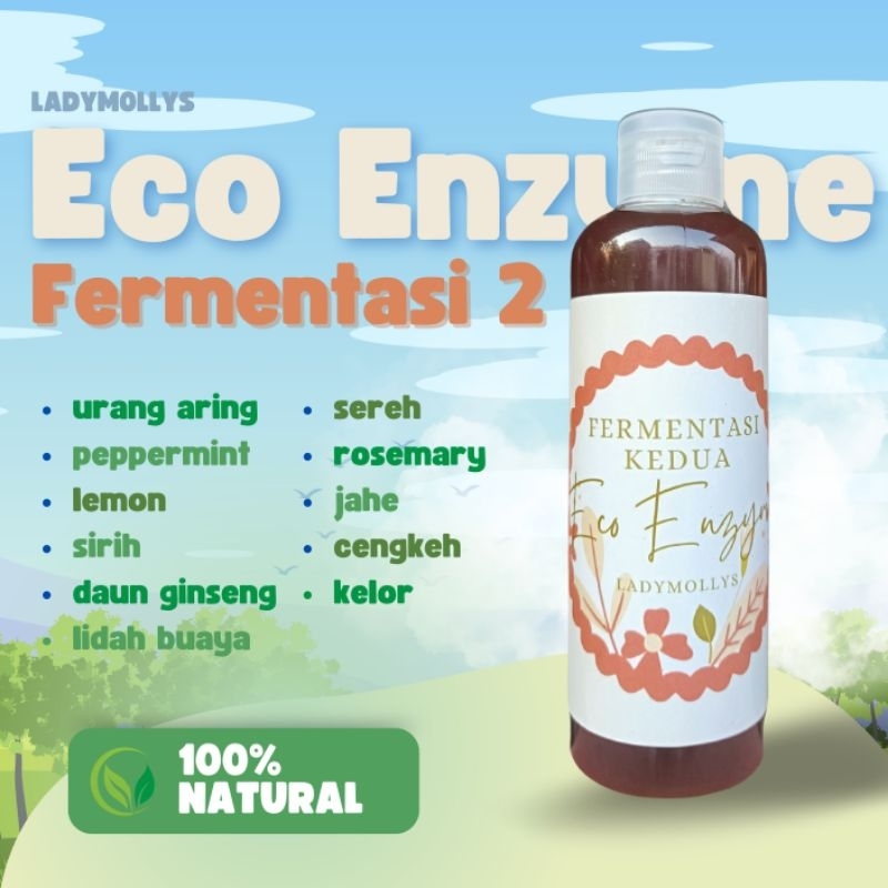Jual ECO ENZYME FERMENTASI KE-2 KUALITAS PREMIUM 250ML | Shopee Indonesia