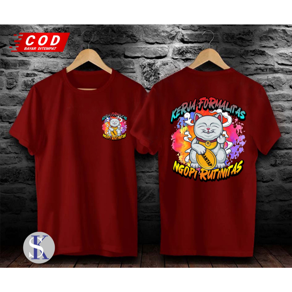 Jual KERJA FORMALITAS , PAKAIAN PRIA ATASAN T-SHIRT KAOS GAMBAR DAN ...