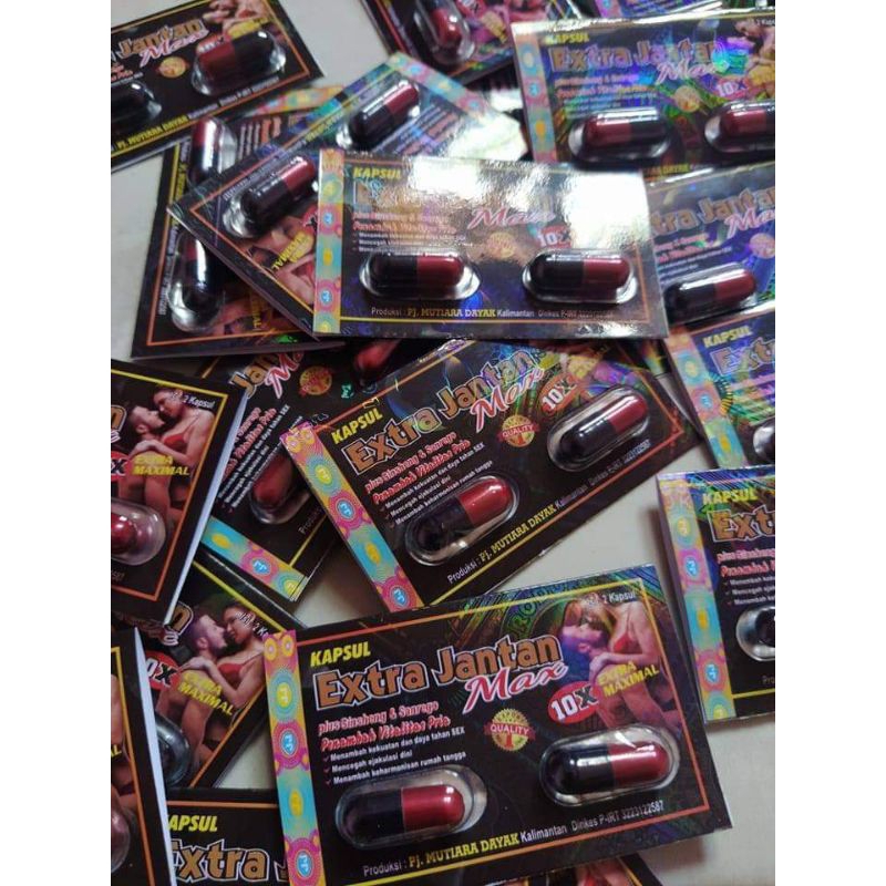 Jual Kapsul Extra jntaan original (Ecer /sachet) PRIVASI AMAN | Shopee Indonesia
