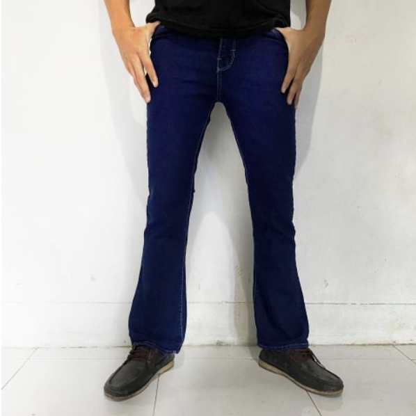 Jual Celana Cutbray Jeans Pria bahan melar. | Shopee Indonesia