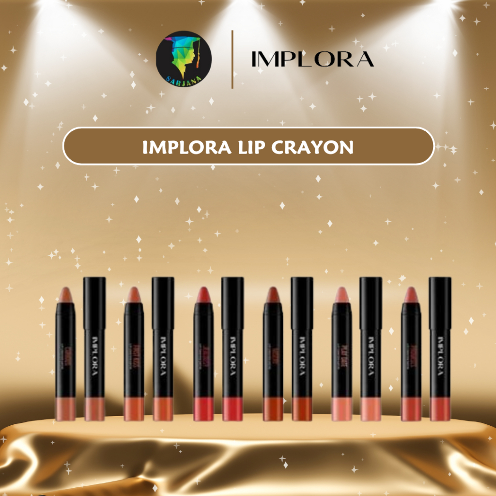 Jual IMPLORA Lip Crayon Satin | Shopee Indonesia