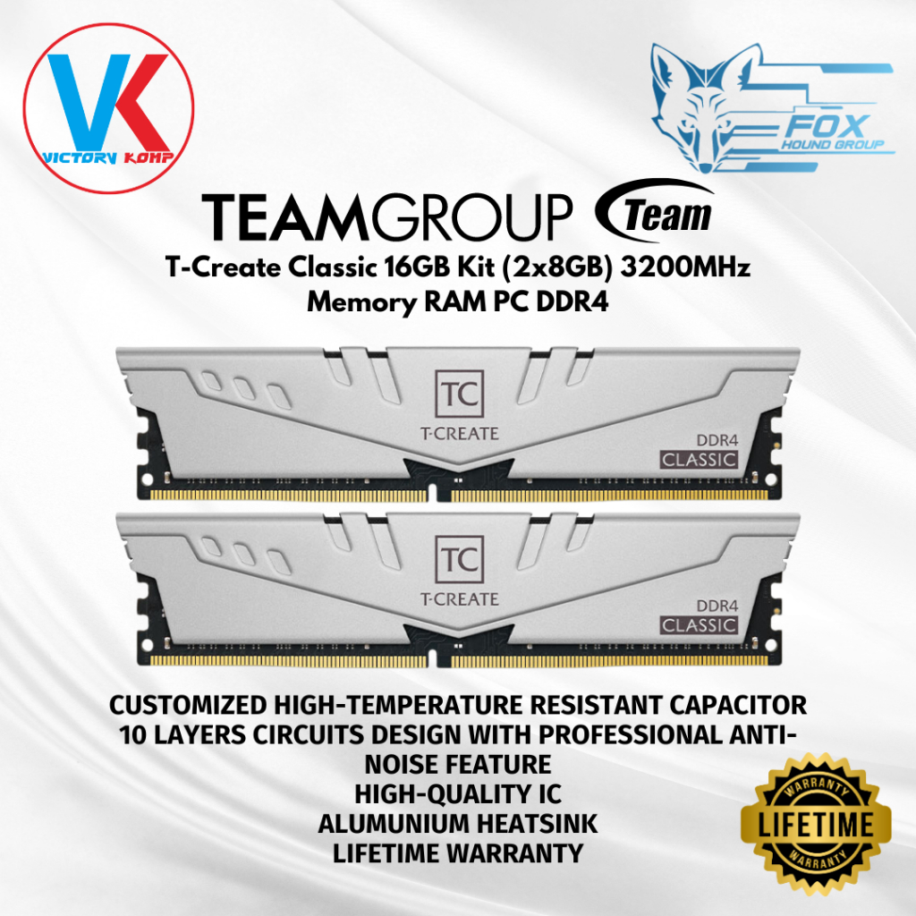 Jual RAM PC Team T-Create Classic 16GB Kit (2x8GB) & 32GB Kit (2x16GB ...
